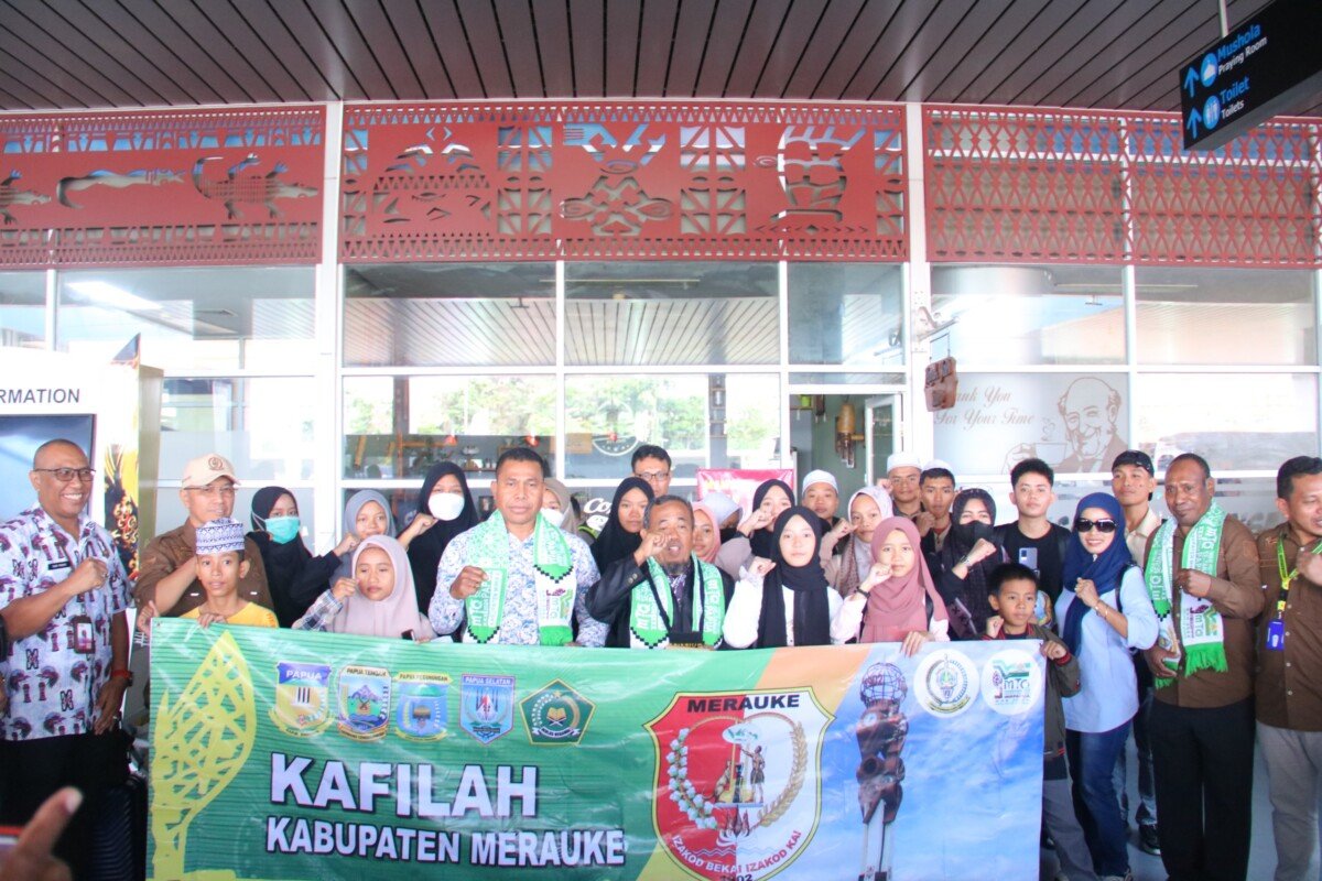 10 Kafilah MTQ XXX Tingkat Provinsi se-Tanah Papua Sudah Tiba di Timika ...